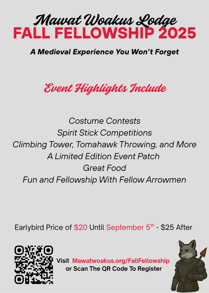 Fall Fellowship 2025 : Register Today! – Mawat Woakus Lodge