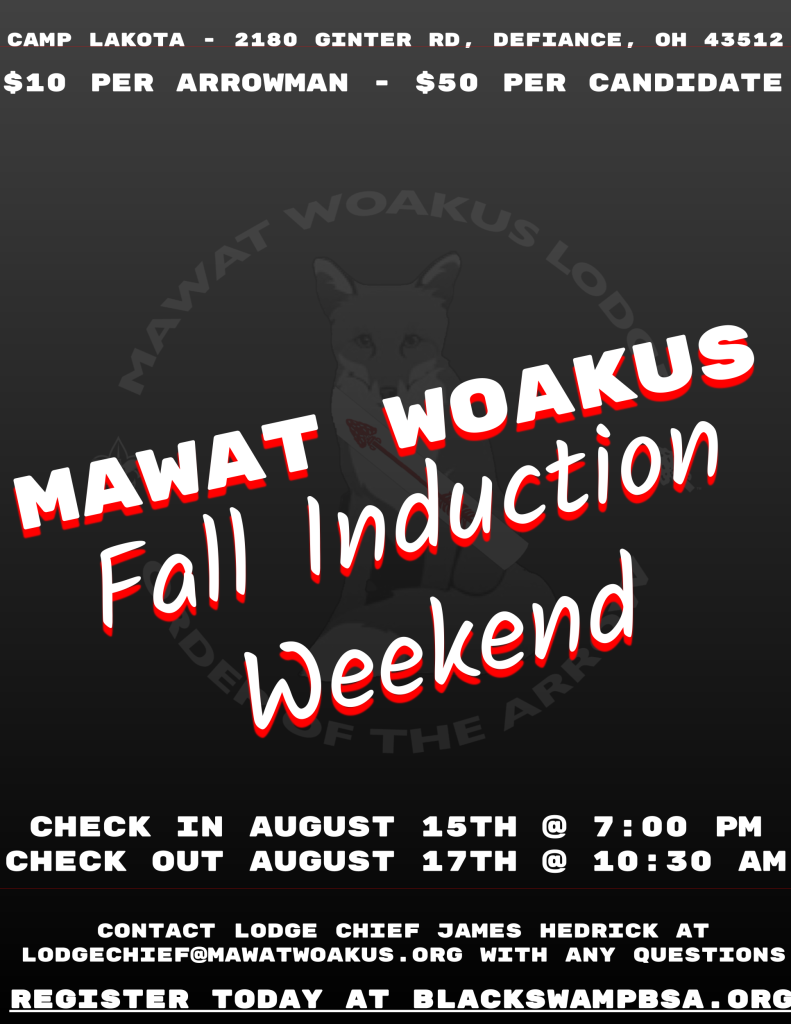 Fall Ordeal Registration Now Open – Mawat Woakus Lodge